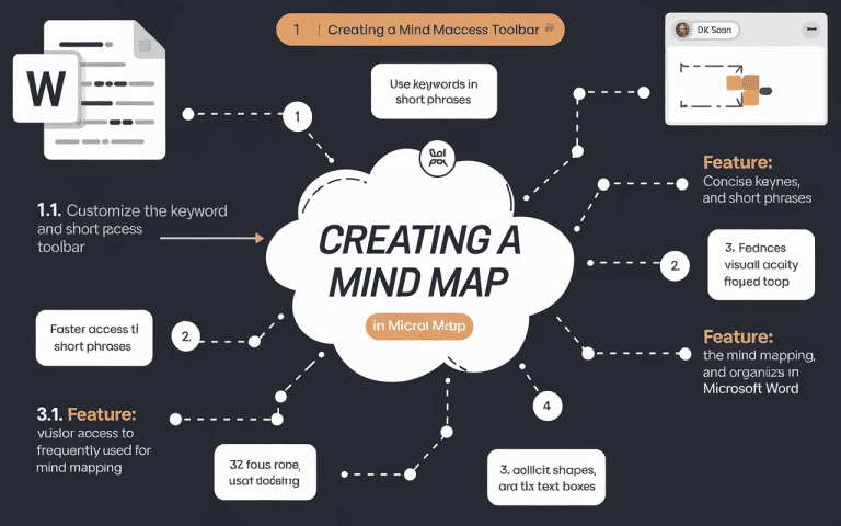 Create a Mind Map in Microsoft Word: Easy Tips - Effie